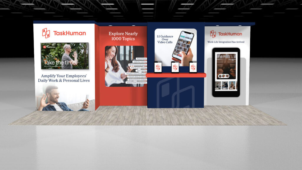 Fabricating TaskHuman’s Interactive Conference Booth - Boombox Marketing