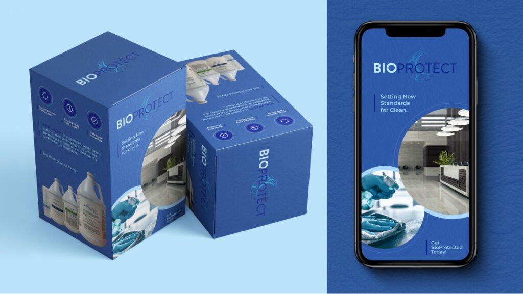 Designing Clean and Cohesive Visuals for ViaClean - Boombox Marketing